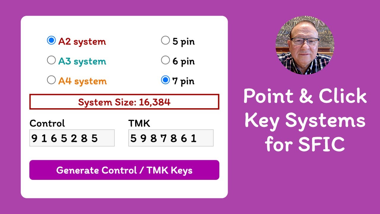 Create Best Lock Control Key and TMK for A2, A3, and A4 Systems - YouTube