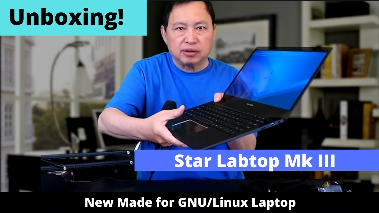 Unboxing a new "Made for Linux" Laptop: Star Labtop Mk III - YouTube