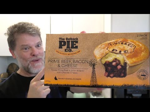 How Good Is The Outback Pie Co Bacon and Cheese Meat Pie? - YouTube