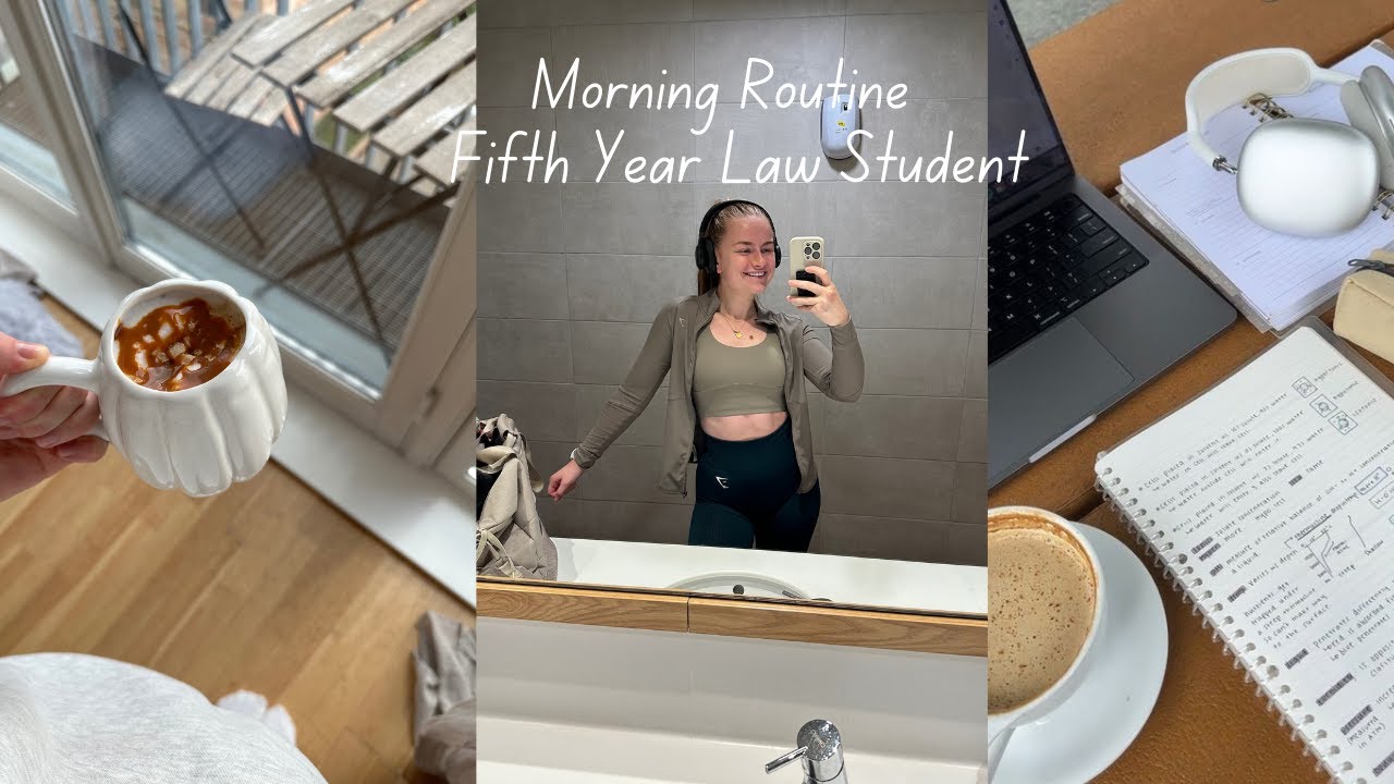 Morning Routine | Fifth Year Law Student - YouTube