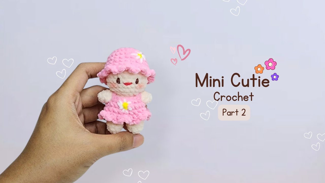 Mini Cutie Crochet Keychain (2/2) – Perfect Gift Idea - YouTube