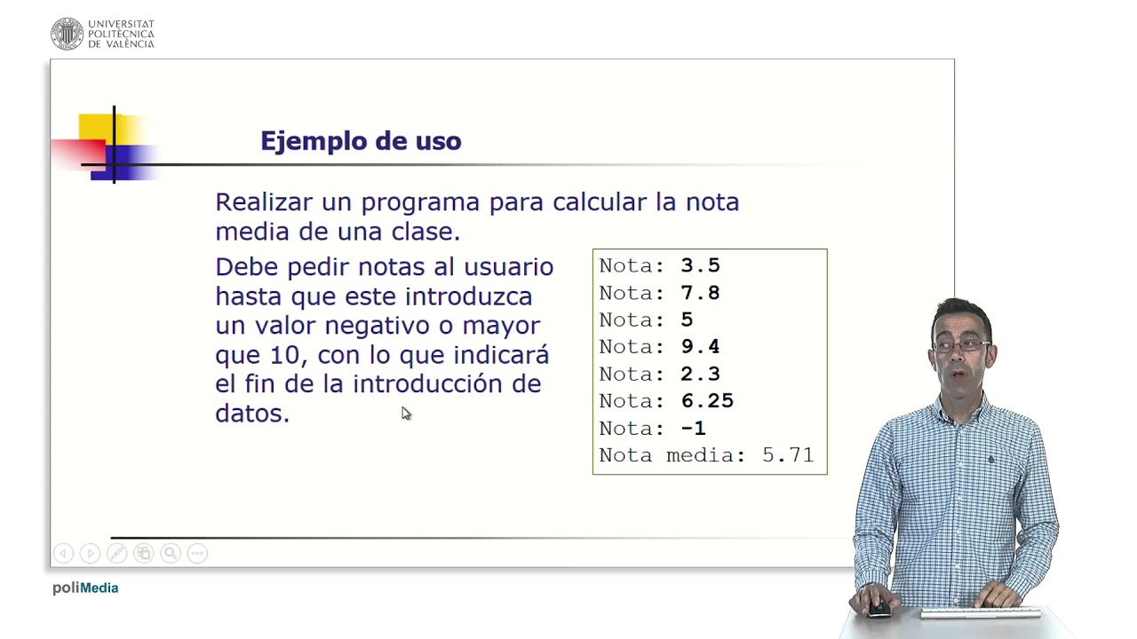 Implementación de bucles en C con do .. while | 19/45 | UPV - YouTube