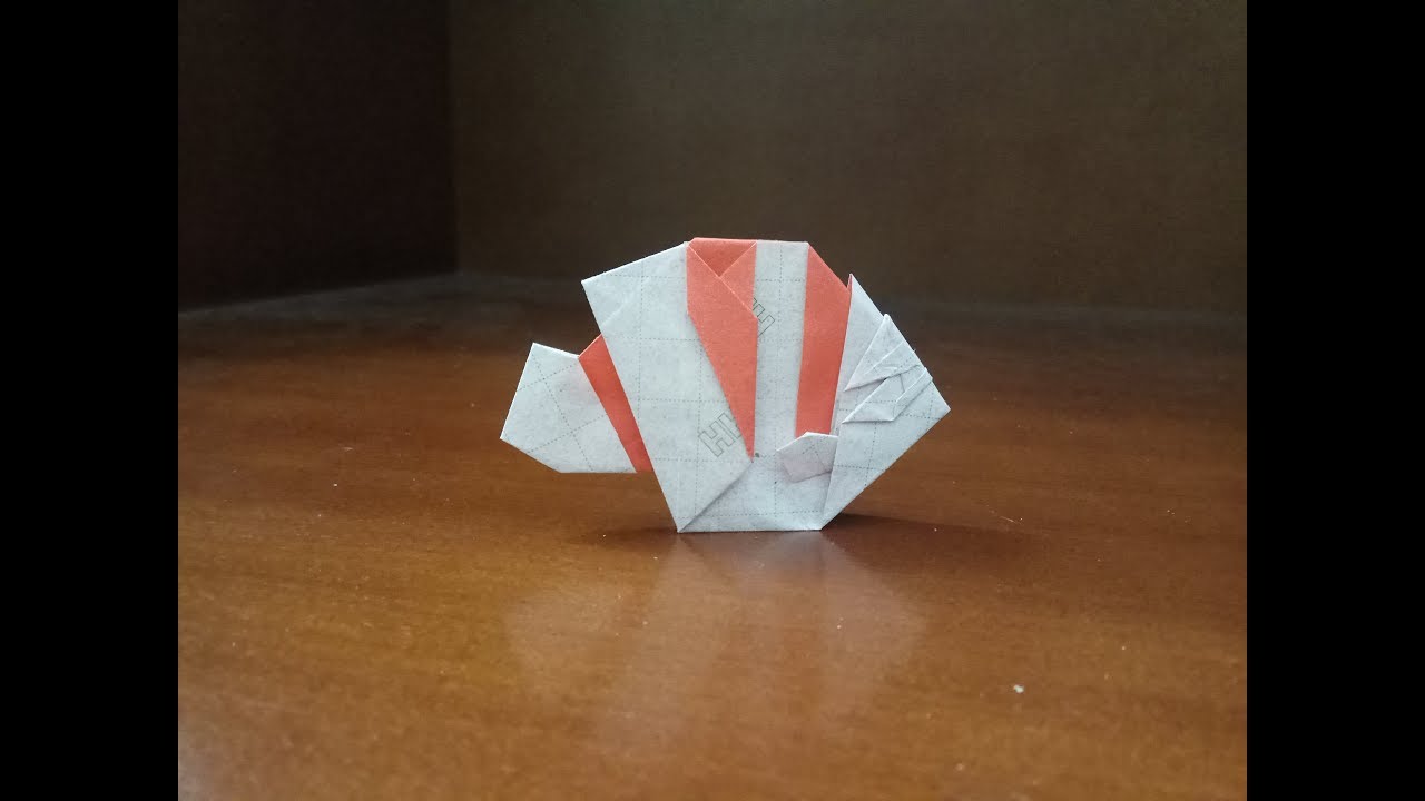 How To Make Origami Fish Easy - Origami Reef Fish - YouTube