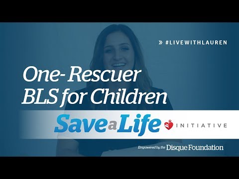 BLS- 1 Rescuer Child BLS (2018) - YouTube