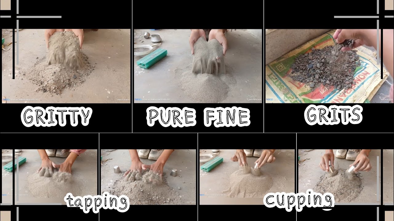 Texture Play! Gritty+Pure Fine Sand Cement+Grits Full DustPlay!Dry ...