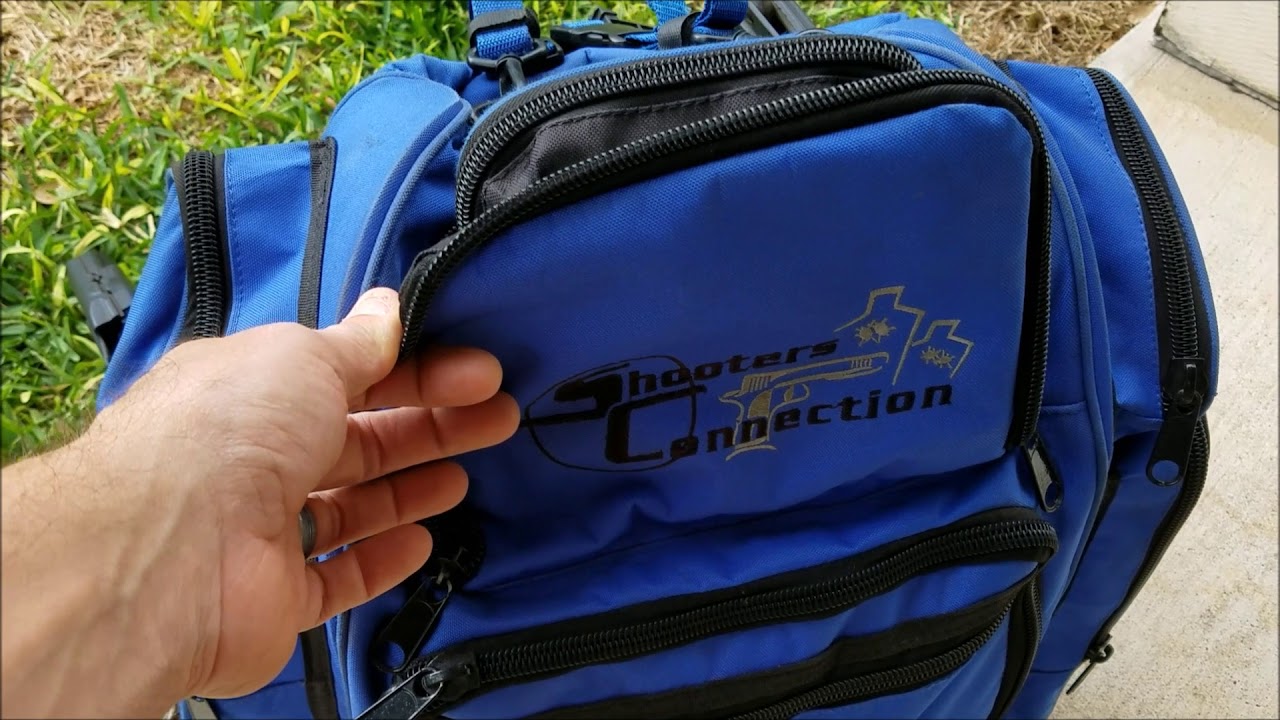 Shooters Connection range backpack - YouTube