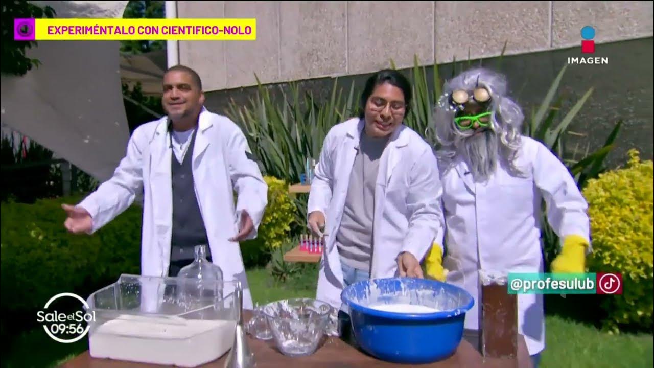 ¡Crea en casa un líquido que se vuelve sólido! El Profe Sulub te enseña | Sale el Sol - YouTube