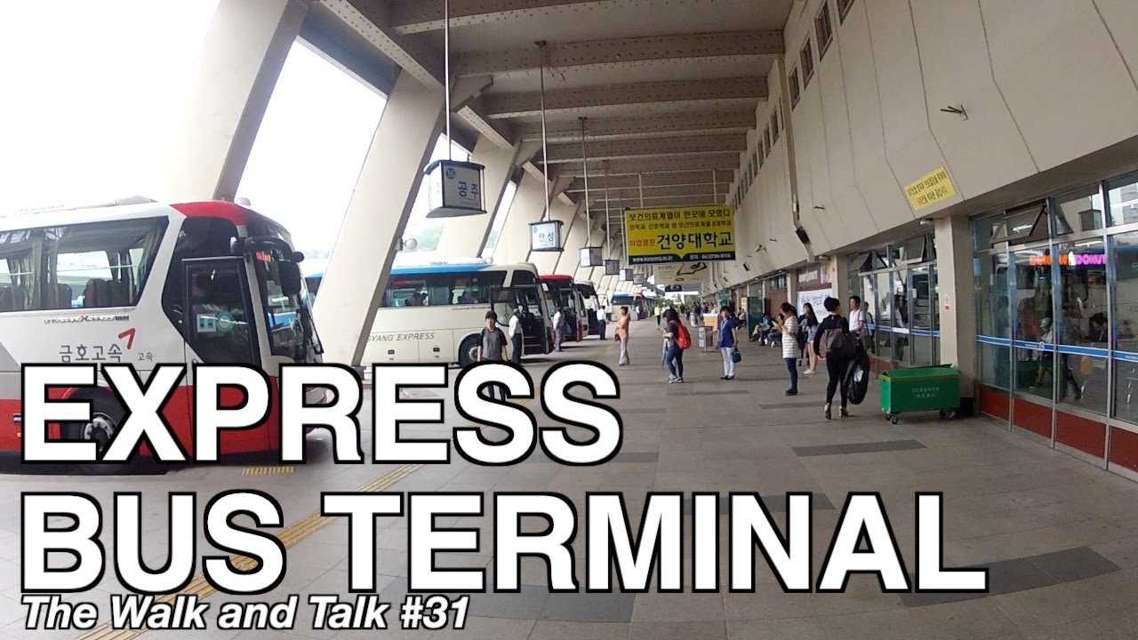 Seoul's Express Bus Terminal - The Walk and Talk #31 - YouTube