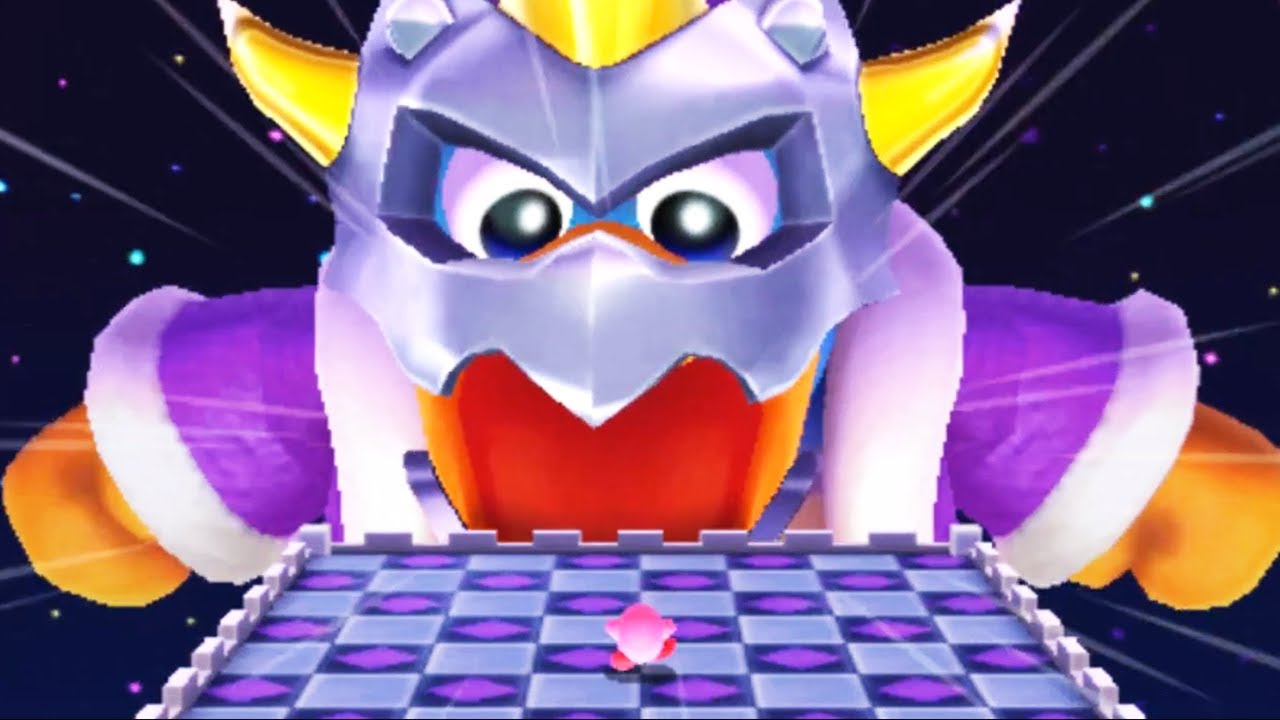 Kirby's Blowout Blast Secret Boss & Ending (Giant Masked Dedede) (NO ...