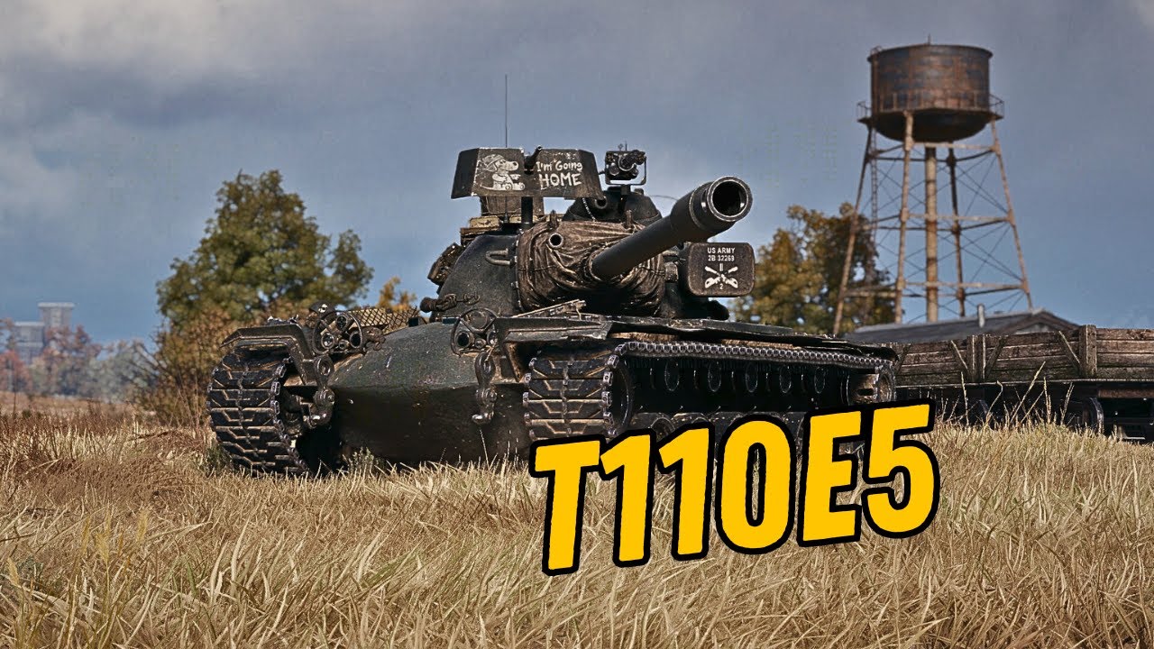 World Of Tanks T110E5 Sand River - YouTube