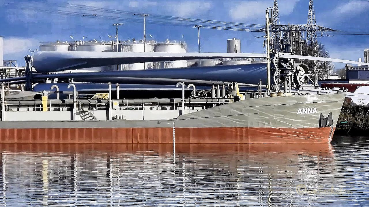 Hafenbagger ANNA & Regenbogen überm Emder Binnenhafen port dredger ...