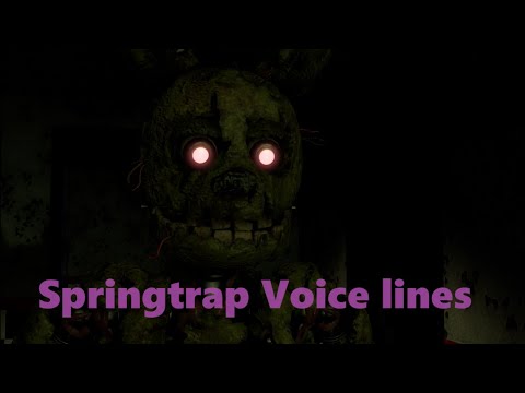 [SFM/FNAF] Springtrap voice lines - YouTube