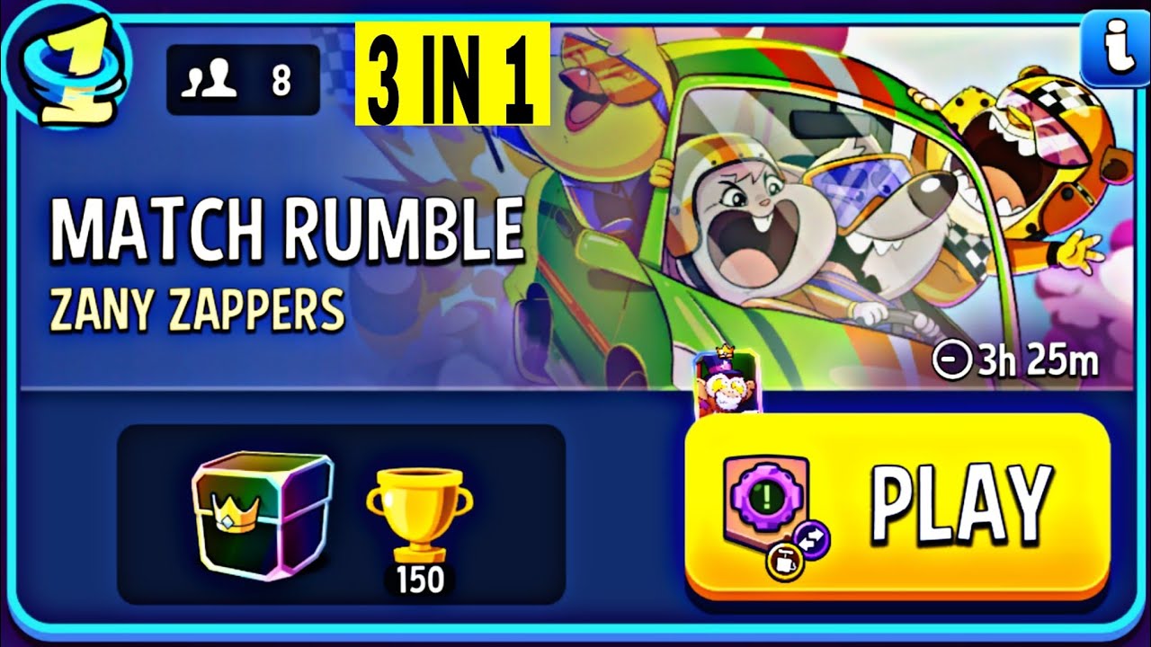 zany zapper blow em up any move rumble | 3 in 1| match masters | match ...