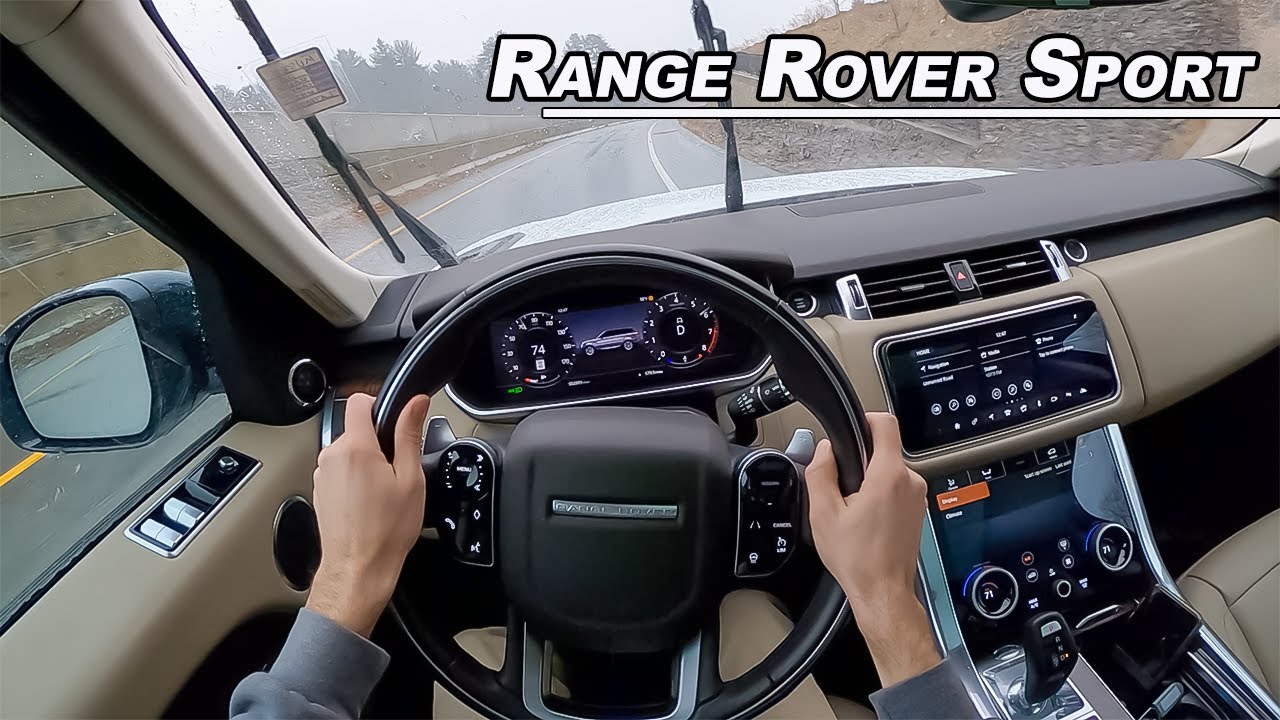 Driving The Range Rover Sport P525 HSE Dynamic in Rain - Supercharged ...