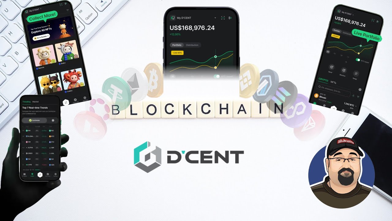 D'CENT Wallet App & Biometric Hardware Wallet Giveaway! - YouTube