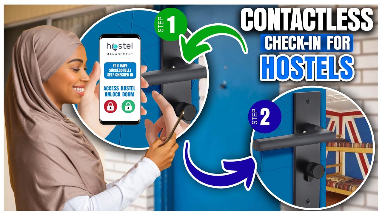 Contactless Check-In for Hostels - YouTube