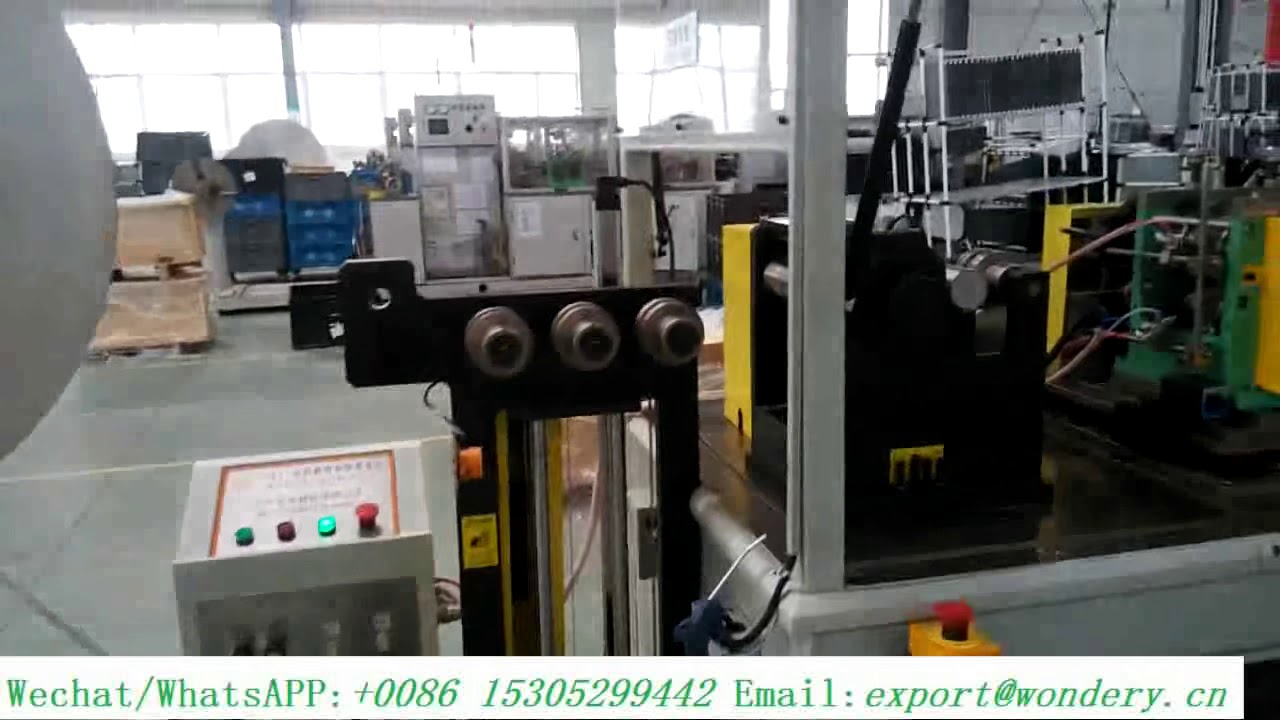 High Speed aluminum fin machine for wavy fin - YouTube