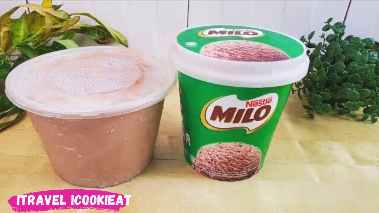 Cara Nak Buat Aiskrim Milo Dalam Plastik