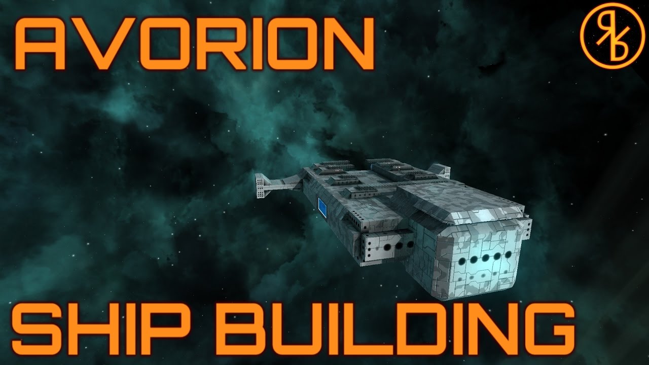 Industrial Barge Part 1 - Avorion Ship Building - YouTube