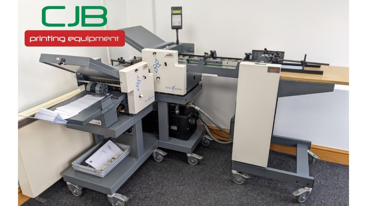 Foldmaster 235 STA Folder with Crossfold (CJB) - YouTube