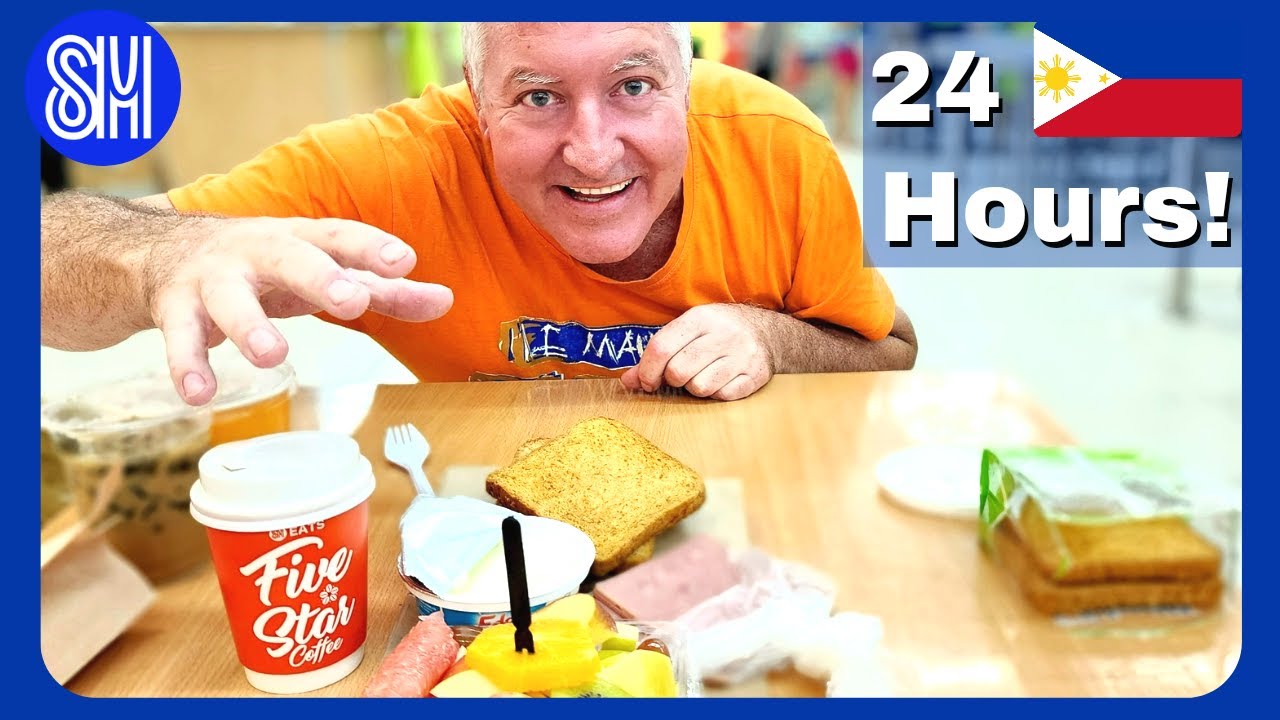 Philippines 🇵🇭 Food Challenge -24 Hours at the SM Hypermarket - YouTube