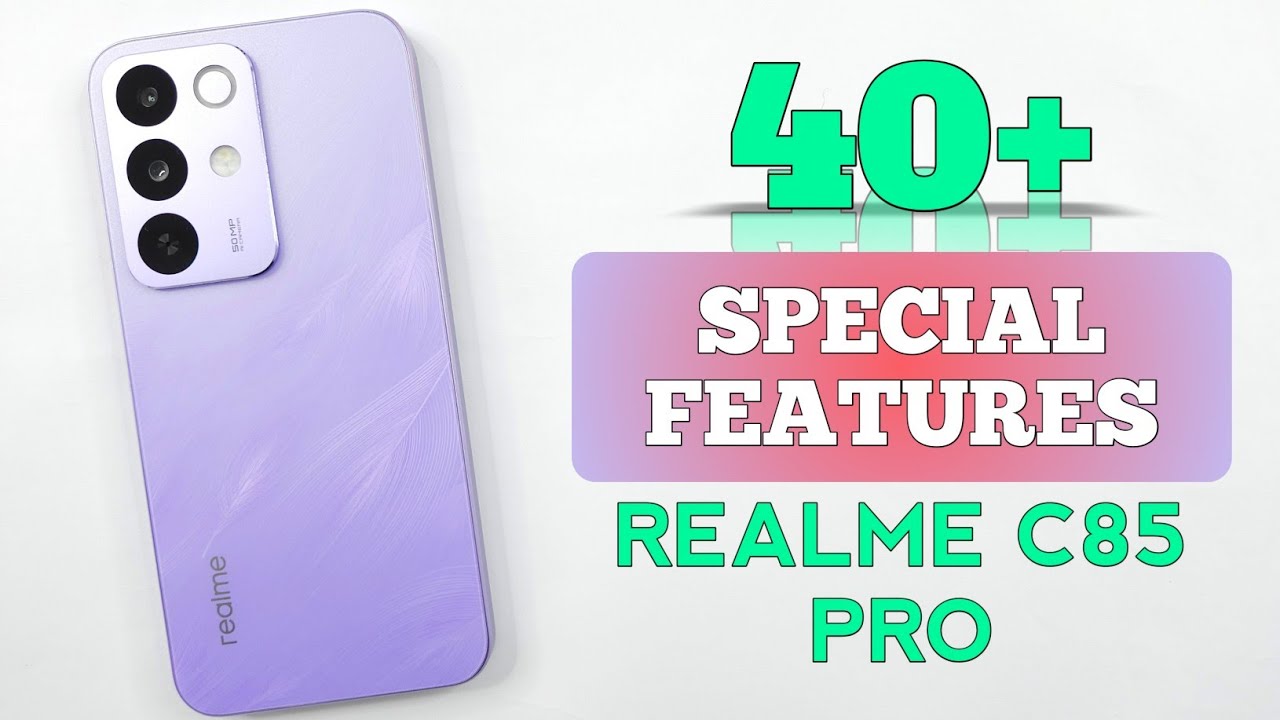Realme C85 PRO Tips & Tricks | 40+++ Special Features & Unique Settings ...