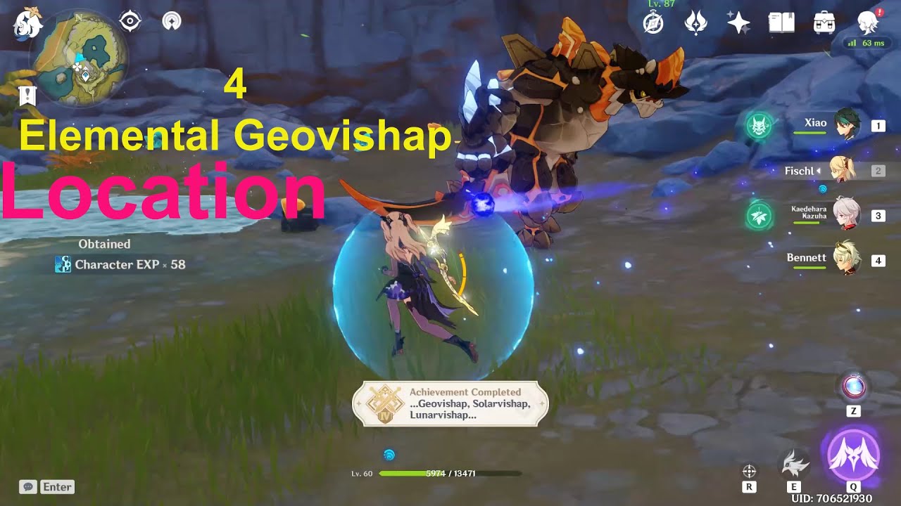Geovishap Solarvishap lunarvishap Achievement [Genshin Impact] - YouTube