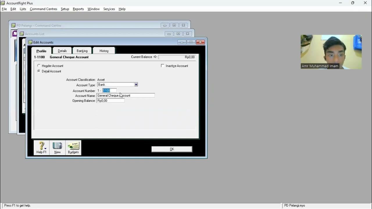 Amr Muhammad Imam - 5552200097 - PDBK 6A - How To Operate MYOB - YouTube