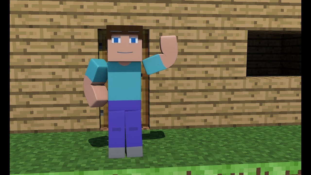 Steve stupid (minecraft animation) - YouTube
