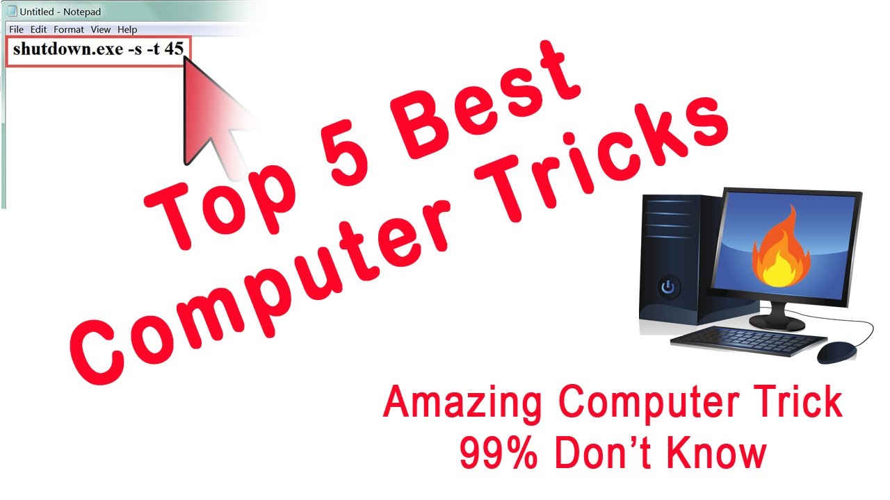 Top 5 Best Computer Tricks | Secret Computer Trick | Latest Computer ...