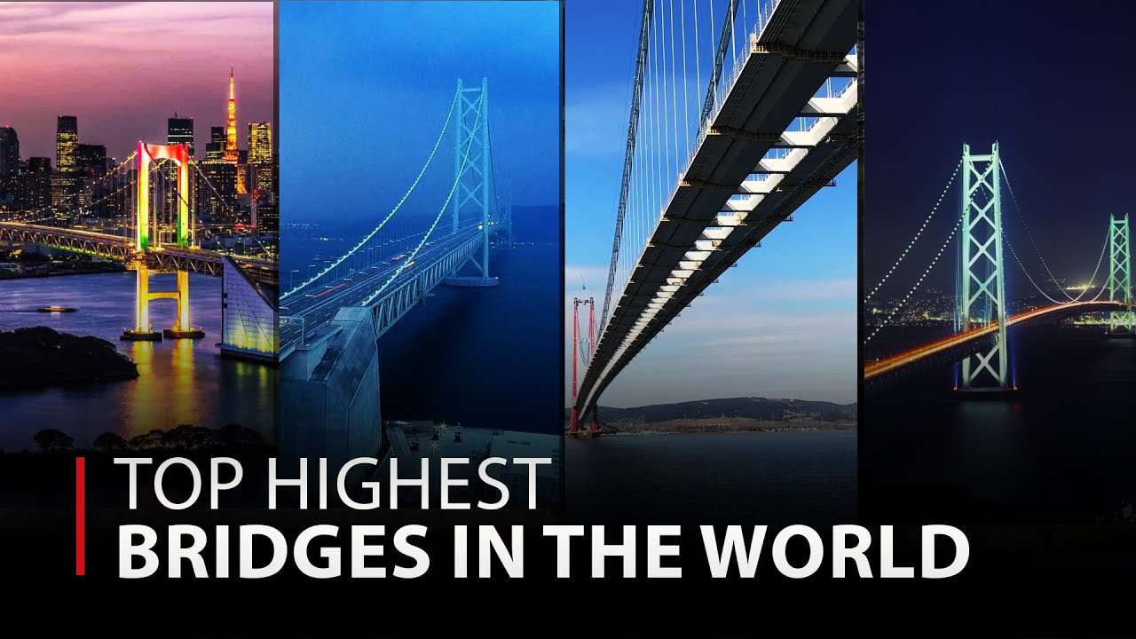 Top 9 Highest Bridges in the World | 12am News - YouTube