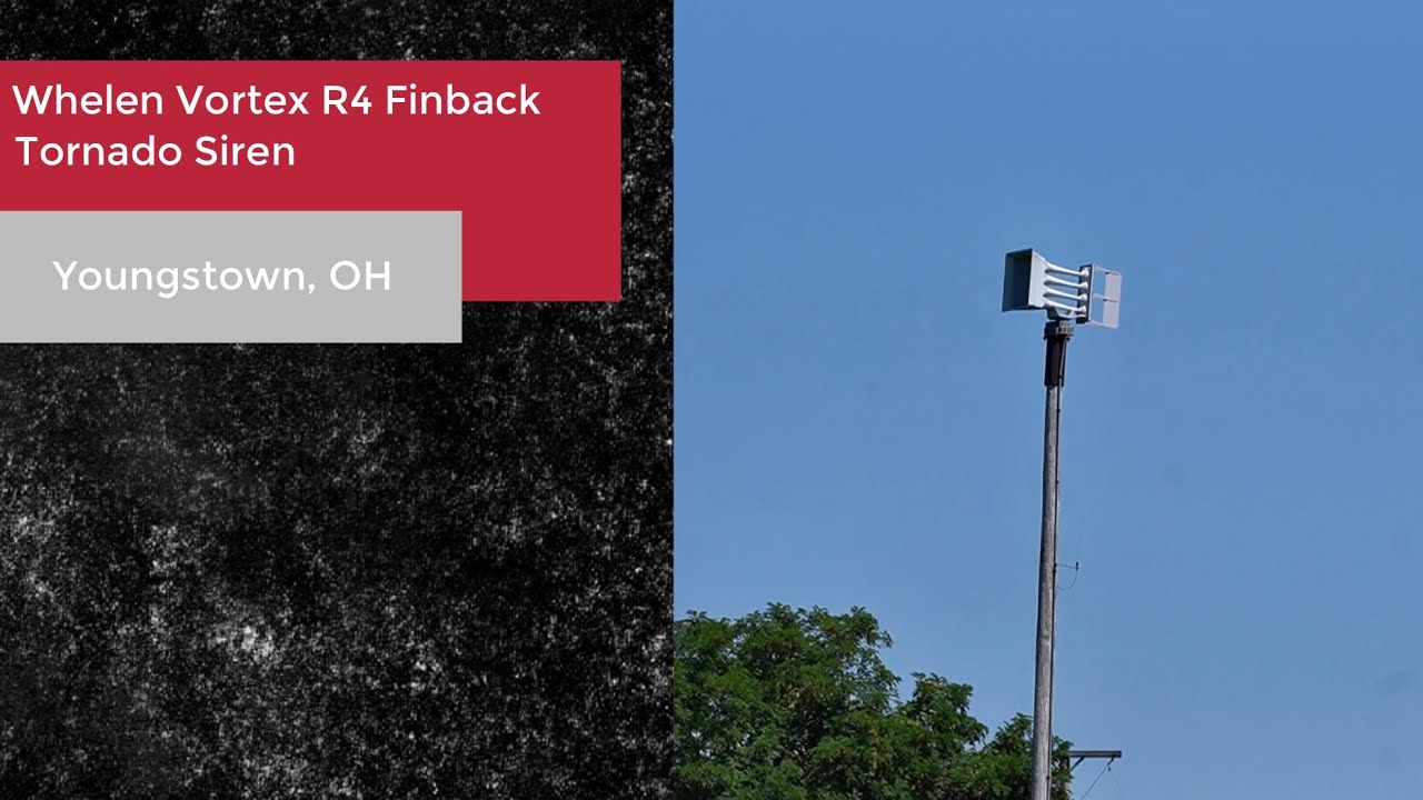 Weekly Tornado Siren Testing in Youngstown, Ohio | Whelen Vortex R-4 ...