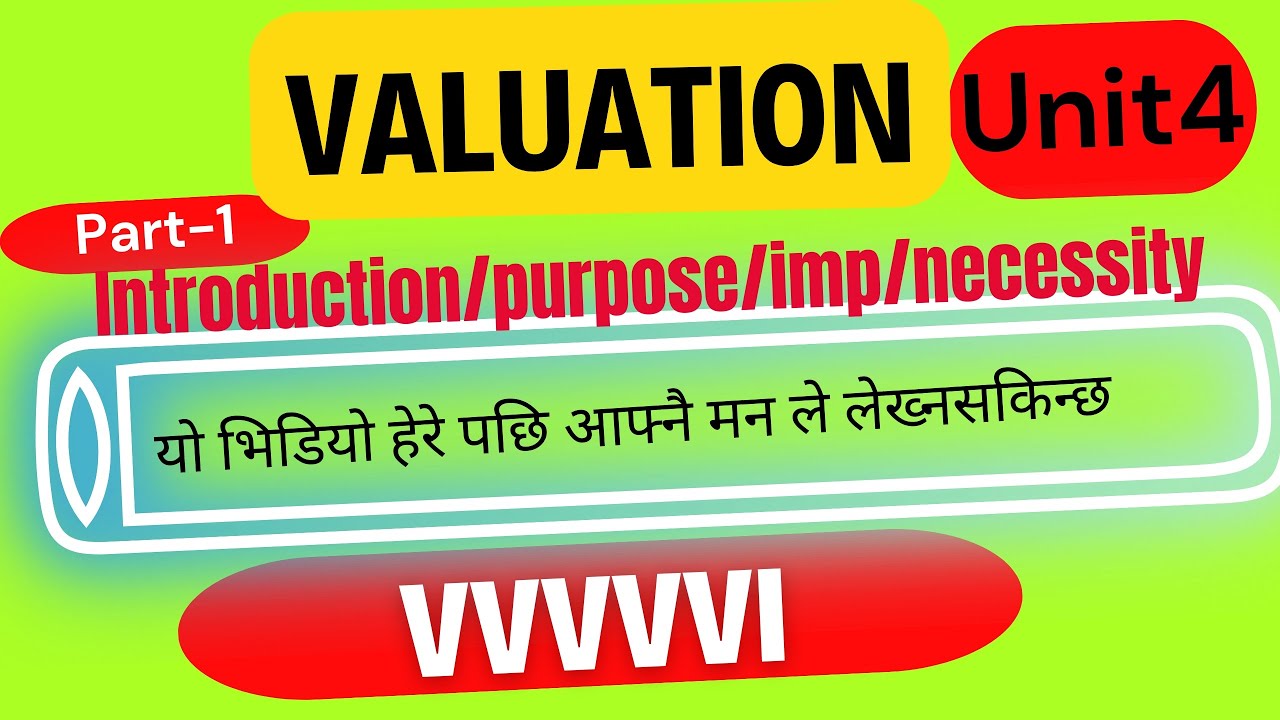 part-1 valuation/ purpose#principal of valuation factor affecting value ...