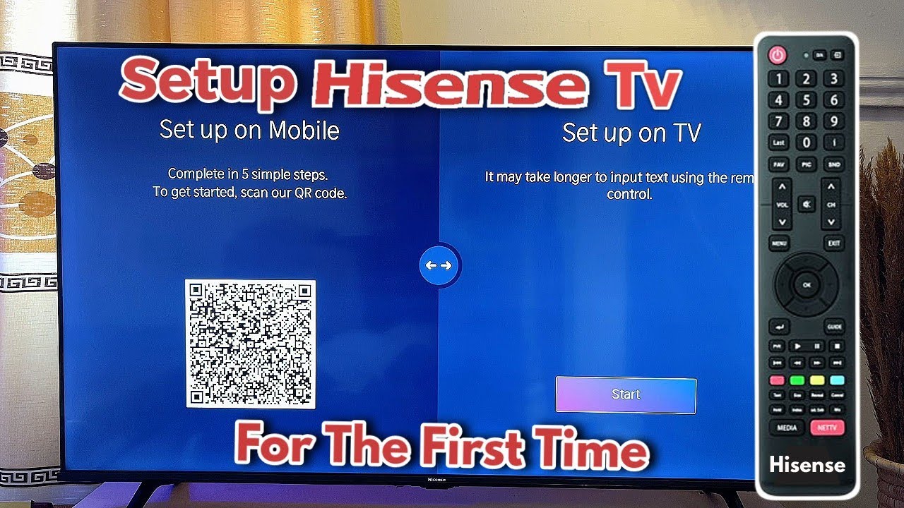 Hisense Vidaa Smart TV: How to Setup For The First Time - YouTube