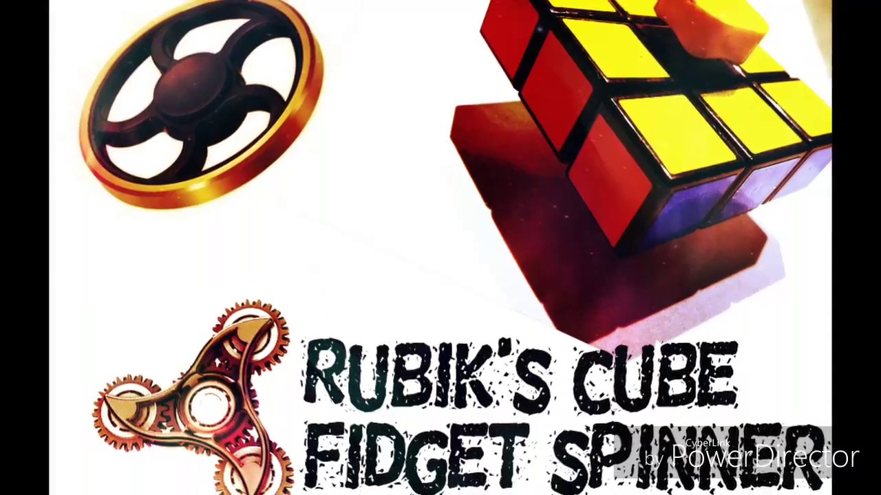 RUBIK'S CUBE FIDGET SPINNER - YouTube