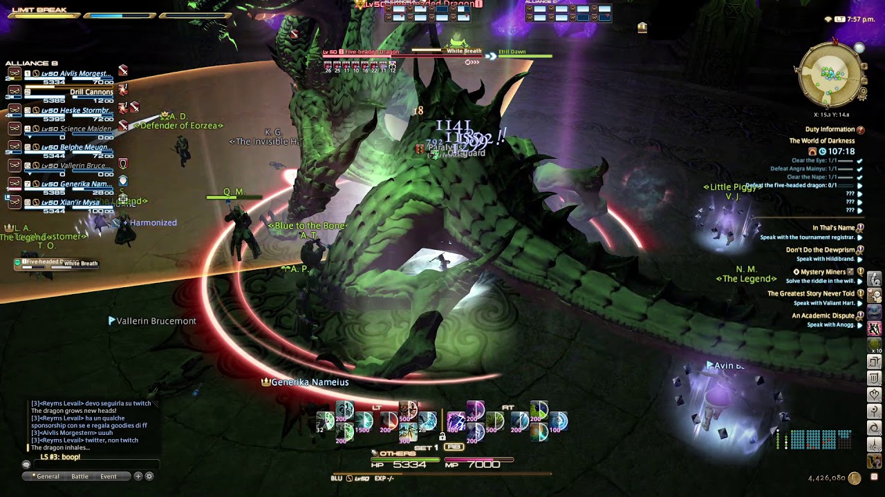 FINAL FANTASY XIV - WoD Blue run - YouTube