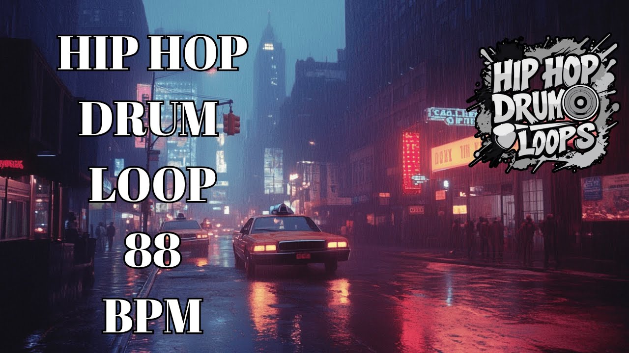 88 BPM Hip Hop Drum Track – Smooth Laid-Back Flow - YouTube