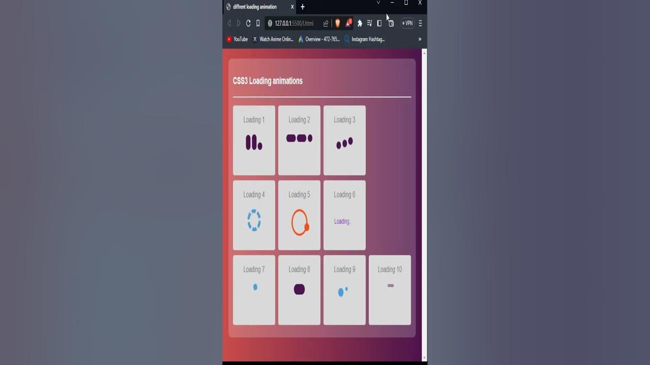 Css Animation Effects Loading Animations 😈😈 Shorts Cssloader Cssanimation Youtube 
