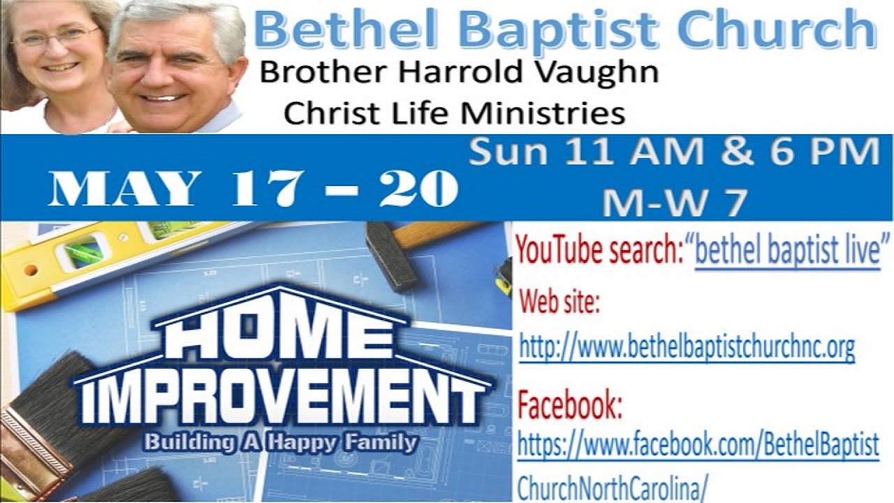 Home Improvement Conference 5/20/20 Evening Service - YouTube