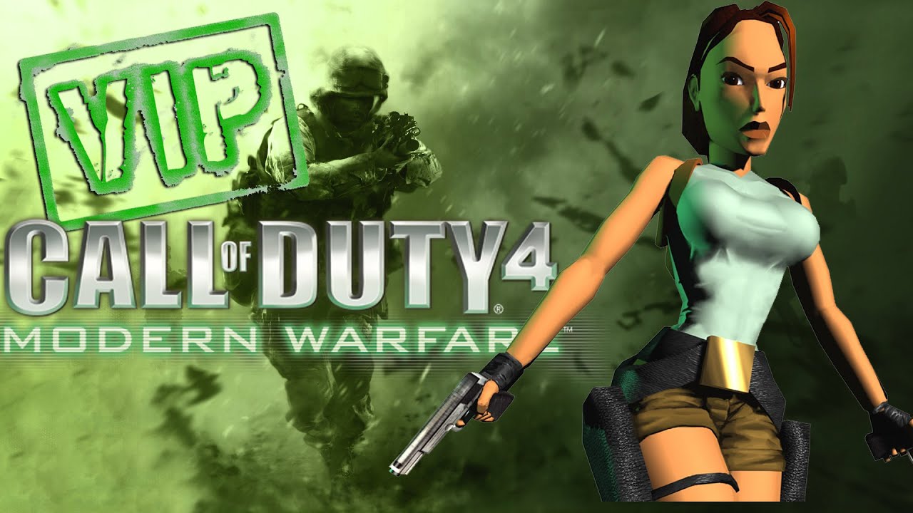 COD 4 | LARA CROFT VIP EN CARENTAN | 1 Vs 1 - YouTube