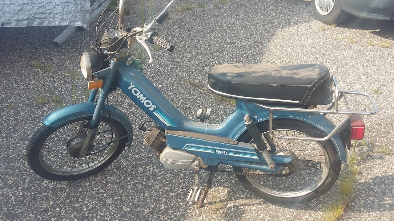 1979 Tomos Bullet Moped with A3 Engine - YouTube