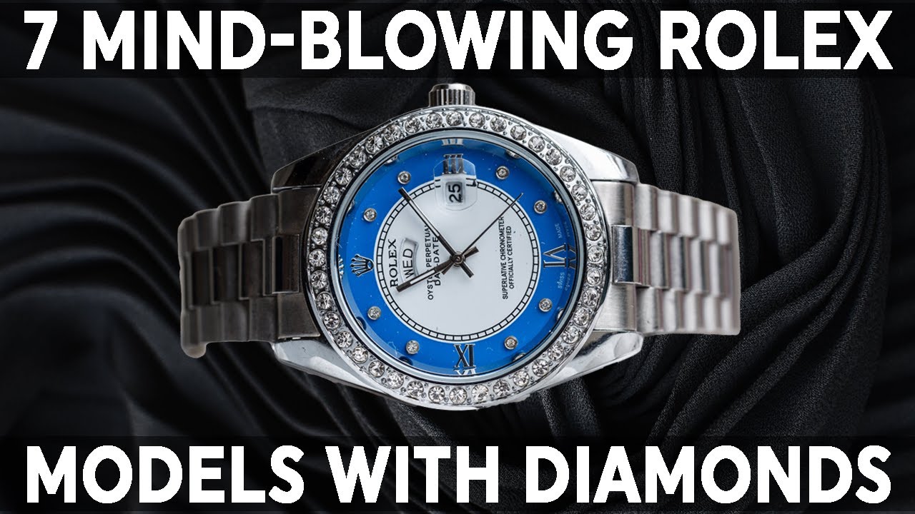 7 Mind Blowing Rolex Models with Diamonds | Luxury Arm candy - YouTube