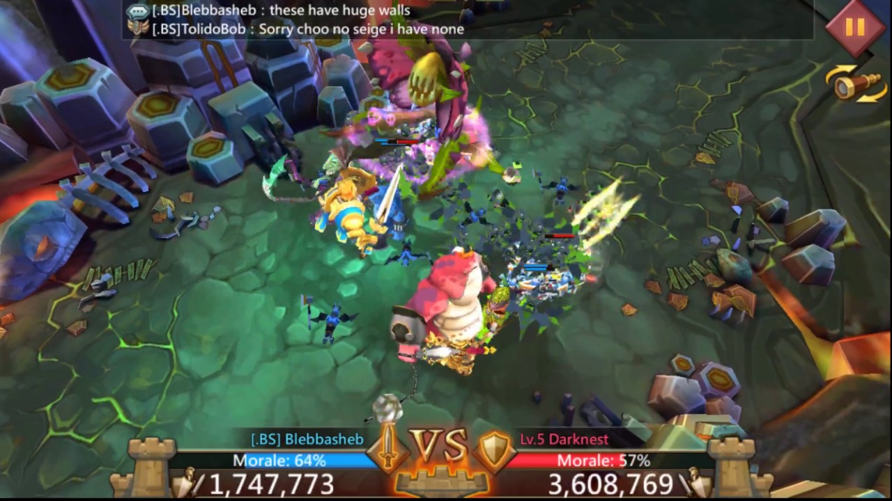 Lord mobile ไทย Rally Darknest lvl 5 and New Update - YouTube