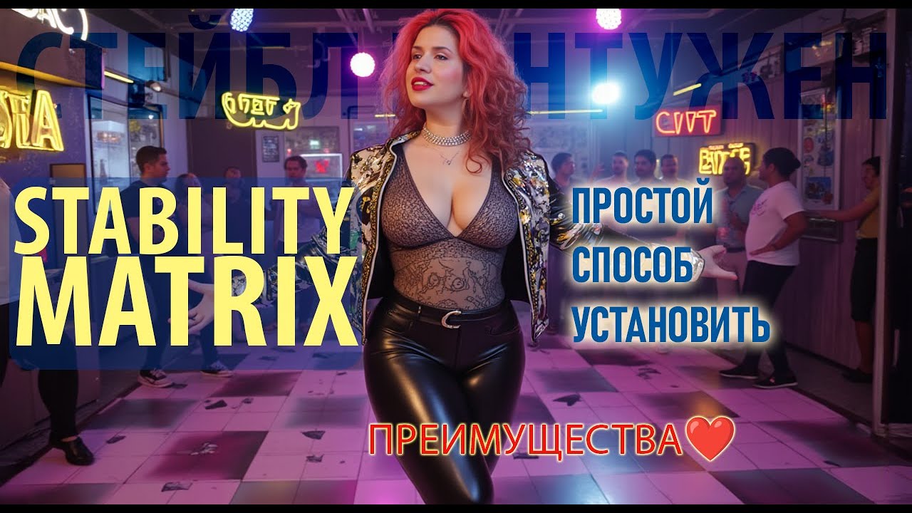 Простой Способ Установить Stable Diffusion: Используем StabilityMatrix - YouTube