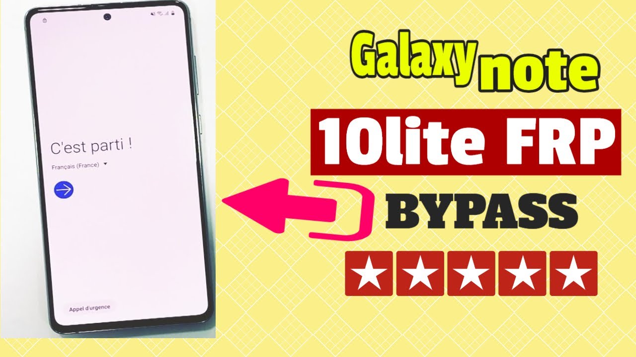 galaxy note 10lite/galaxy note 10.1/galaxy note 10 frp/ Google Lock ...