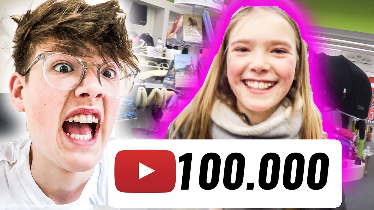 Meine Kleine Schwester Hat 100000 Abonnenten Erreicht Youtube