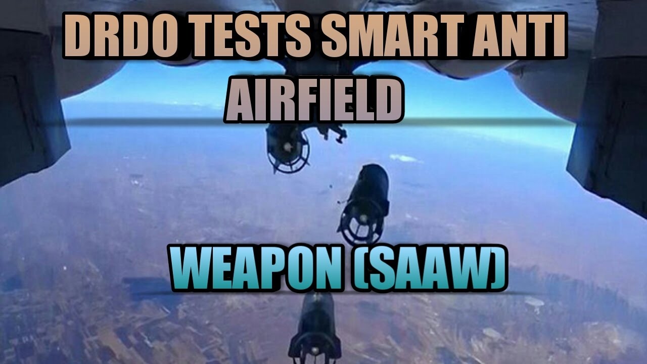 (HINDI)DRDO tests new smart anti-airfield weapon (SAAW) - YouTube