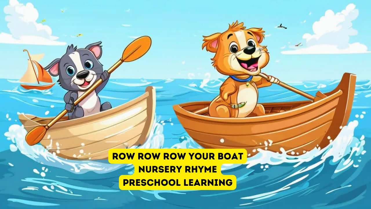 Row Row Row Your Boat | Nursery Rhyme | Learn with Fun - YouTube