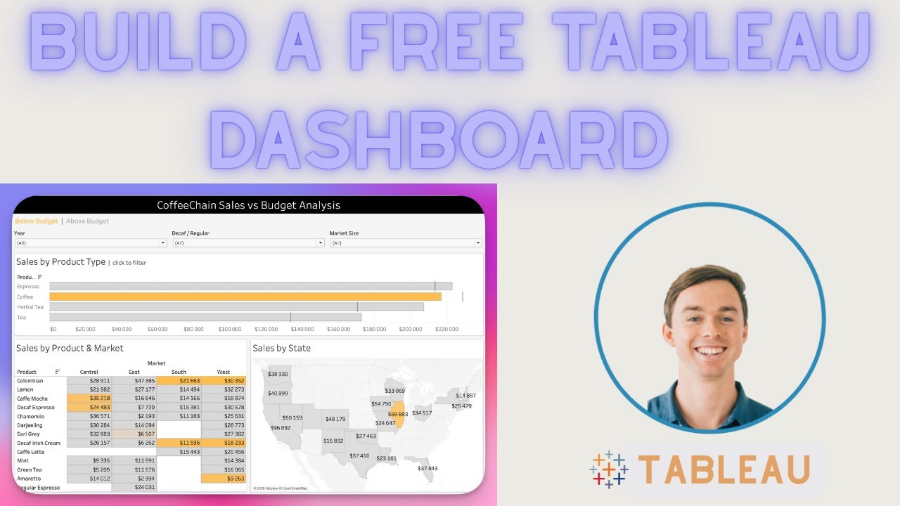 Build a Dashboard for Free with Tableau Public Desktop - YouTube