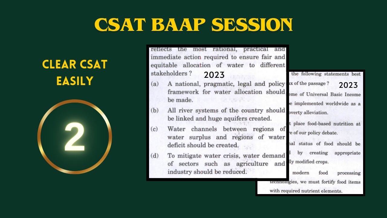 Theme 2 for CSAT| Sabka Baap Session #upsc - YouTube